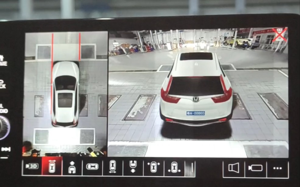 本田XRV加装360全景影像 高清索尼镜头显示更清晰 能够有效的减少...