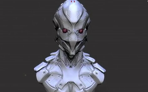 Zbrush硬表面雕刻过程
