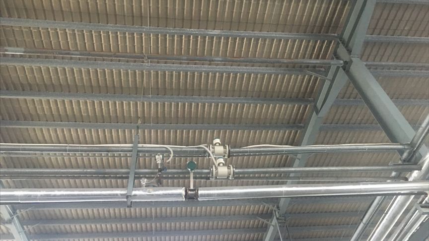 厦门精川涡街流量计和电磁流量计在漂染厂测量蒸汽和用水量