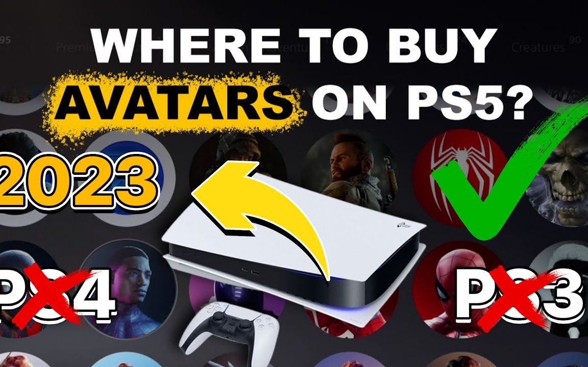 如何在PS5上购买PS3/PS4头像?!