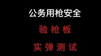 实弹测试验枪板#公务用枪安全#验枪规范#智能化枪弹管理#枪弹信息...