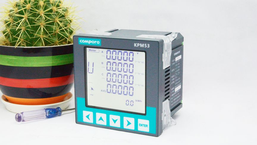 多功能电力仪表三相四线式接法演示