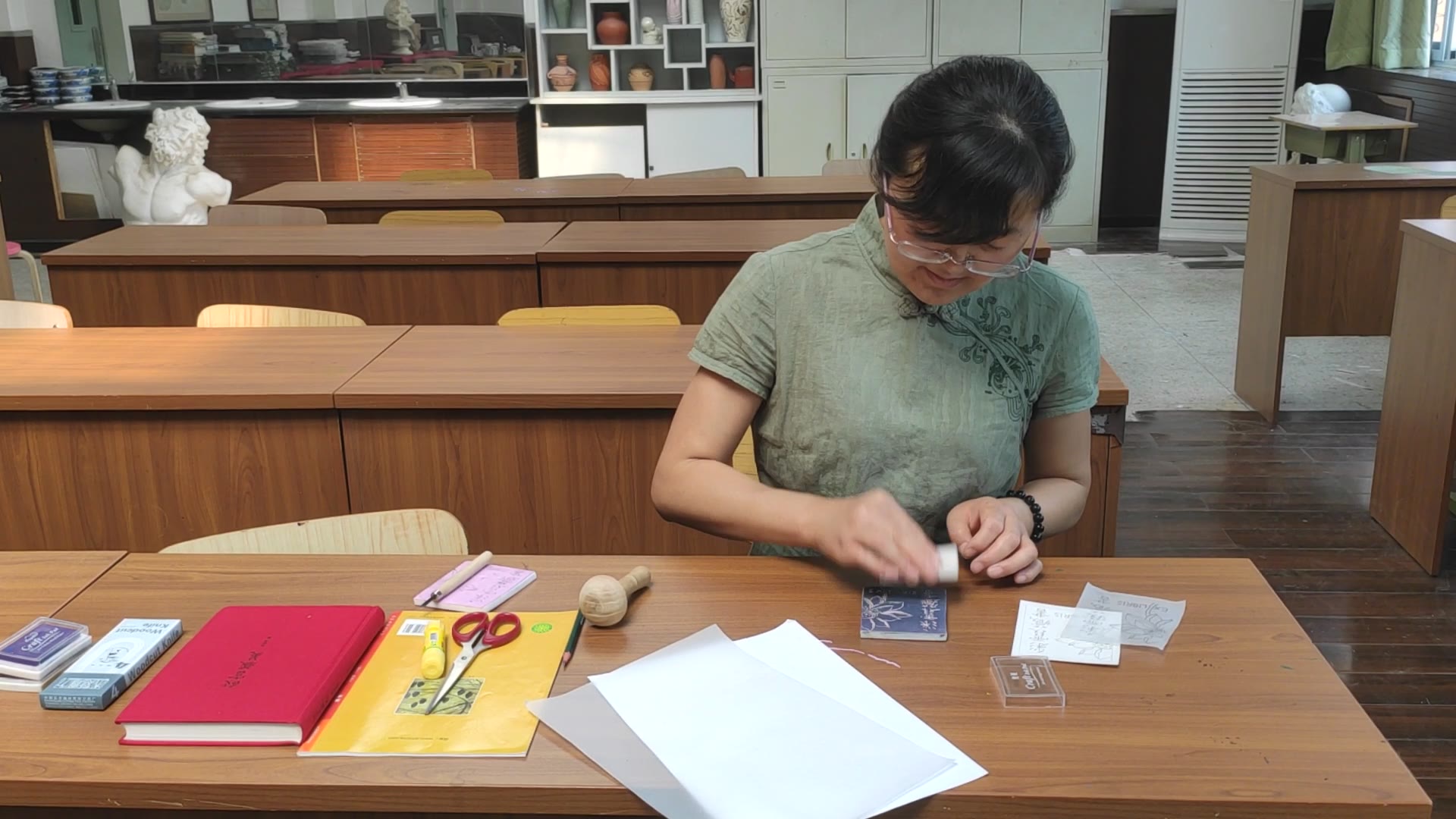 惠老师教你制作藏书票