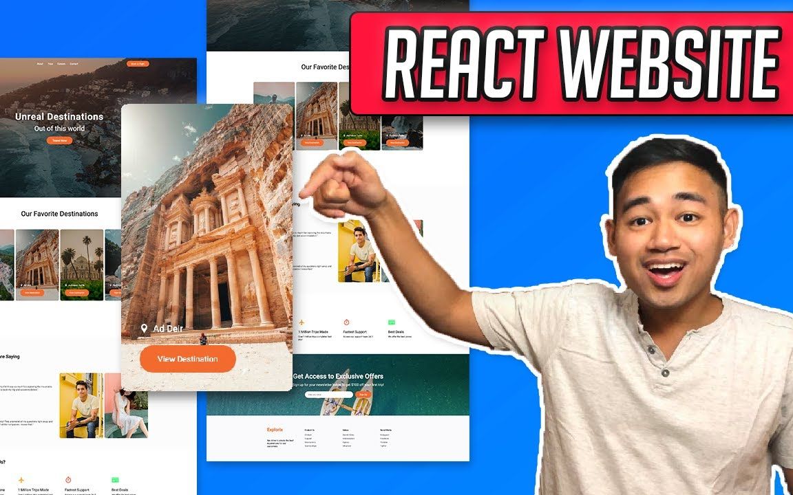 通过React, Gatsby, GraphQL构建响应式旅游网站【中英字幕,分P】