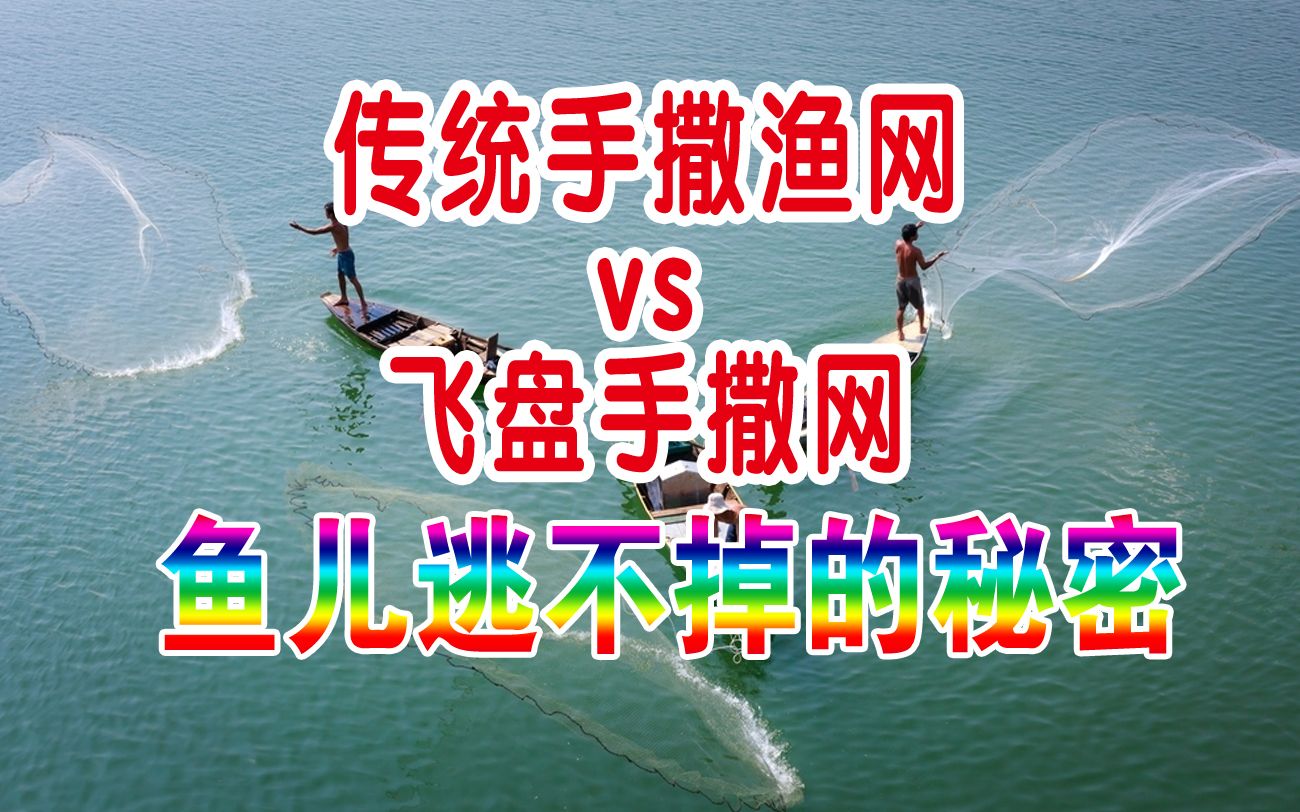 渔网原理 传统撒网的工作原理是什么?为什么鱼不会从下面逃走?看完...