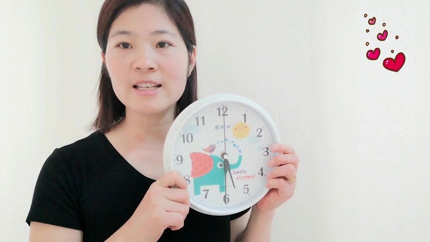 一分钟教孩子快速认识钟表，赶快学起来！