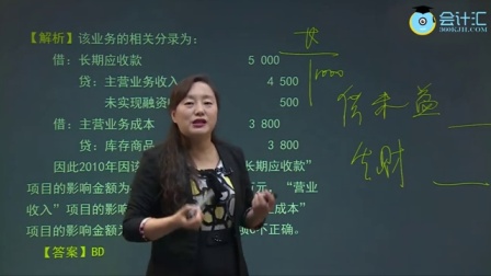 2016中级会计职称考试《中级会计实务》第十四章 收入03