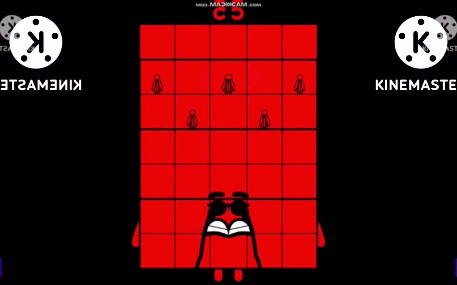 数字方块逐渐扭曲镜像版(1-100000)