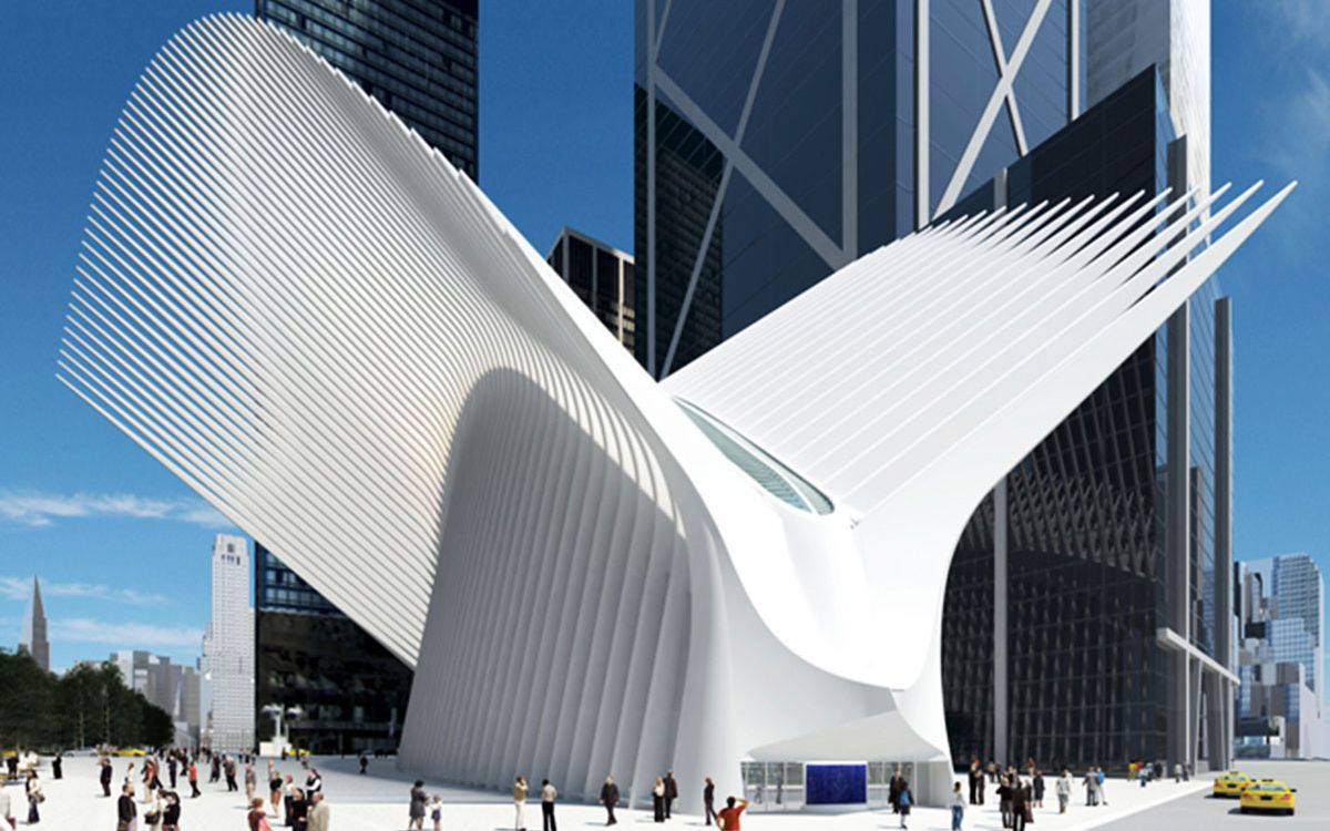 【建筑艺术】圣地亚哥·卡拉特拉瓦 - 世贸中心交通枢纽(双语)