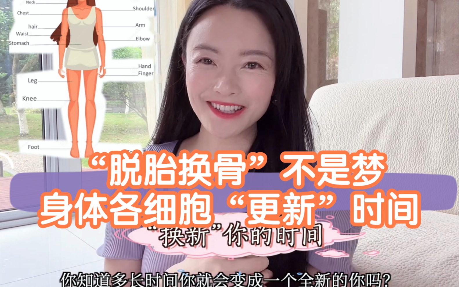 人一生有多少次“重生”?✅身体各细胞更新周期