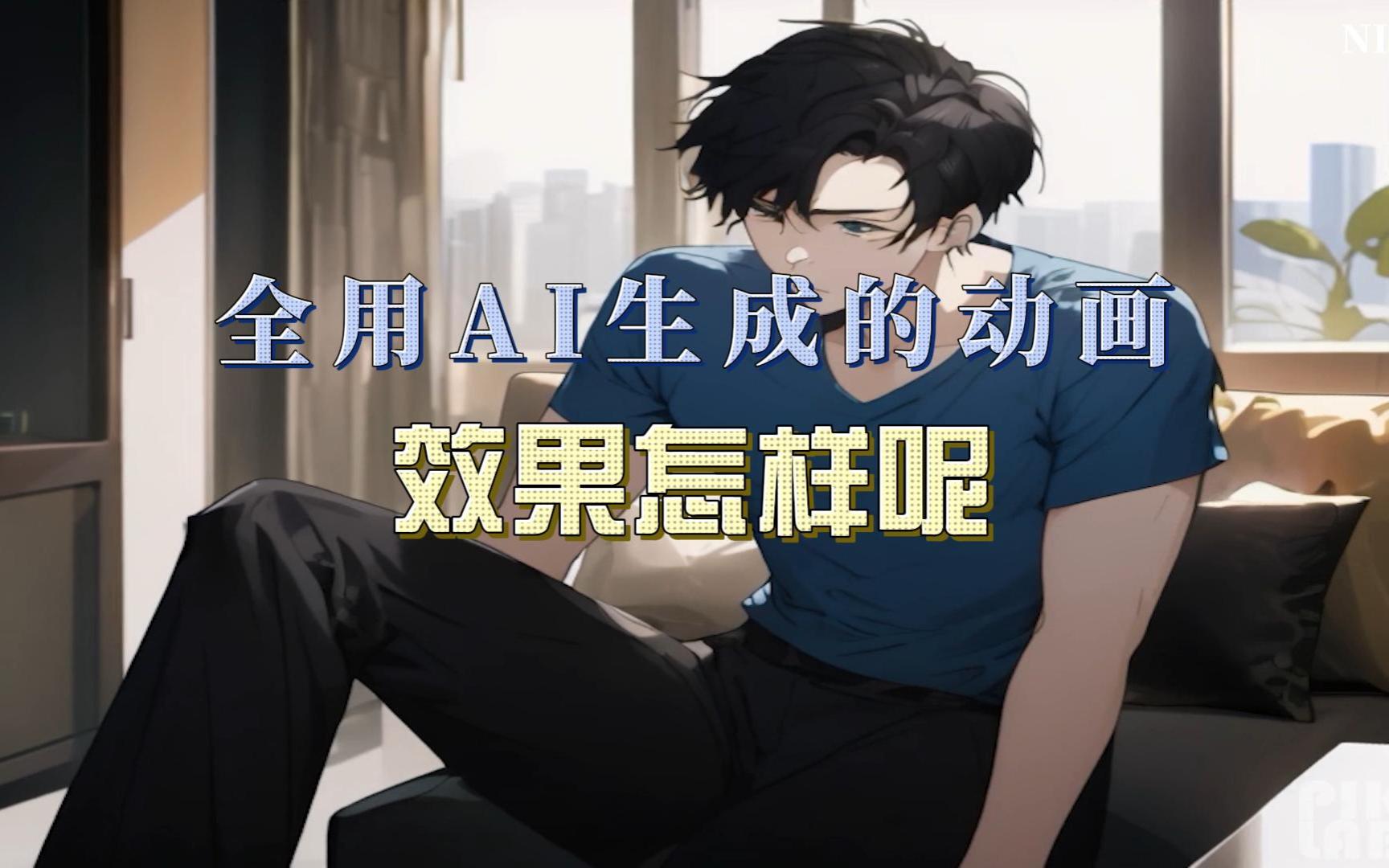 使用AI制作的动画效果如何呢