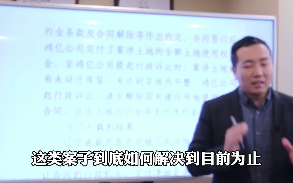 典型案例分析:签订建设用地使用权出让合同后的法律效力案件二