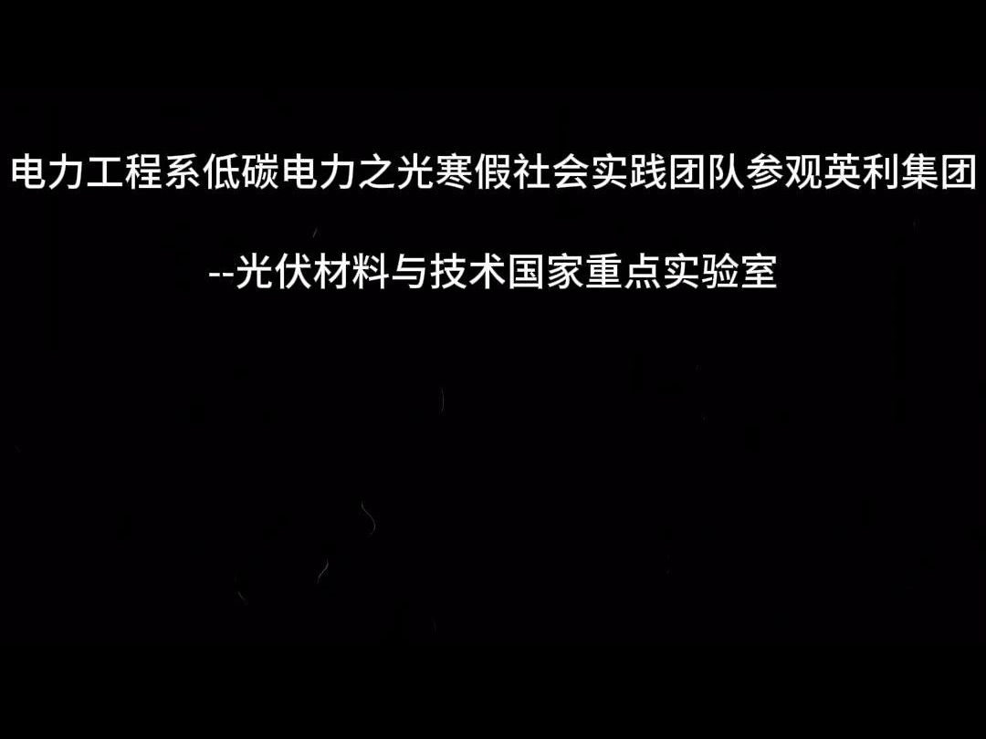 华北电力大学低碳电力之光队2024年寒假社会实践