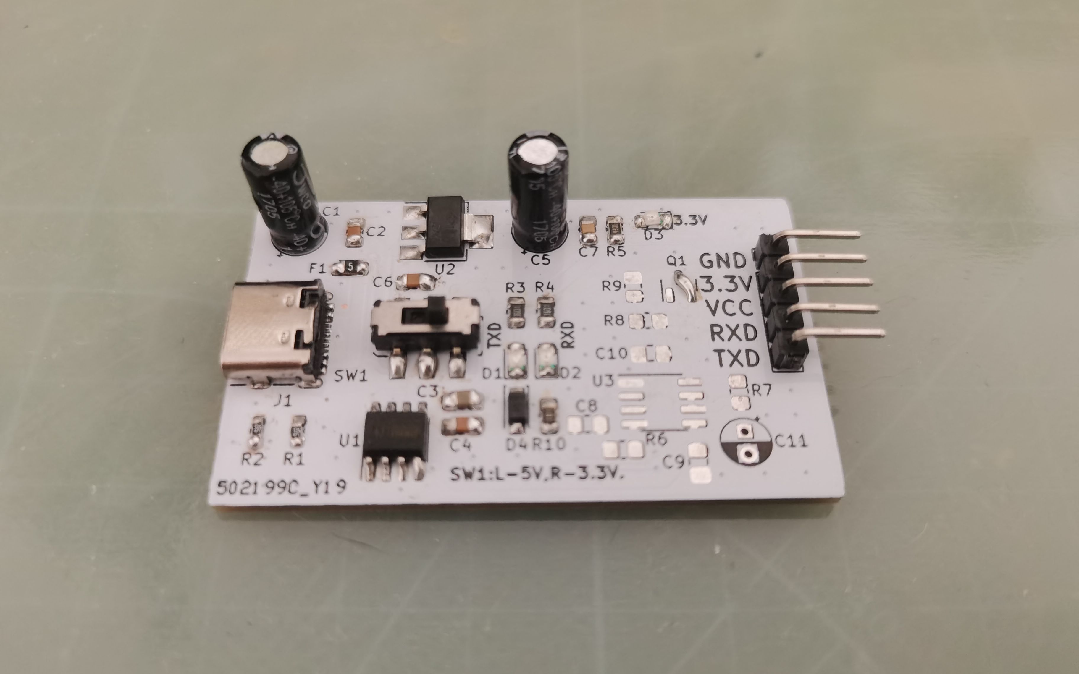 焊接ESP8266串口下载电路板