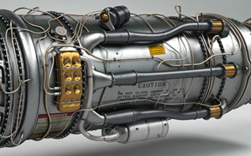 maya】模型火箭发动机细节制作,学会你也能造‘火箭’