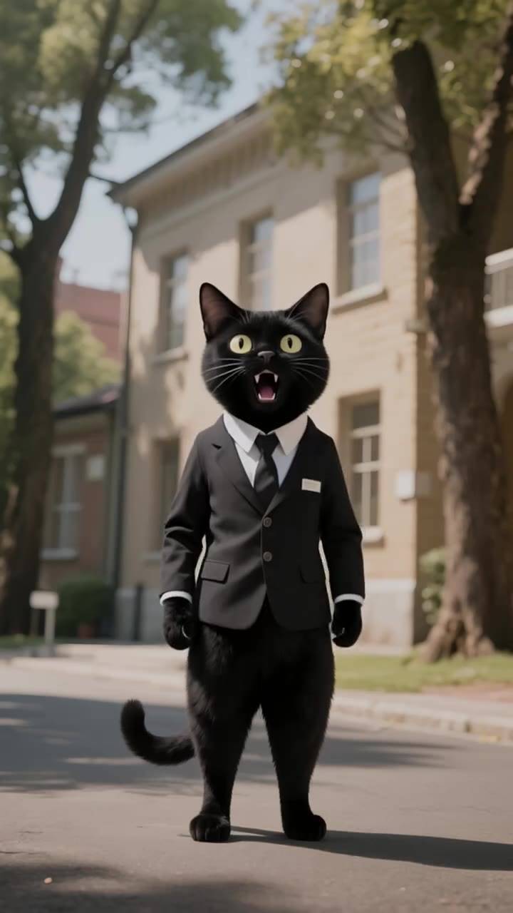 动漫:小猫用毒蛇制作烤肠被捕