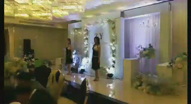 在某對新人婚禮上的演出的說( • ̀ω•́ )✧