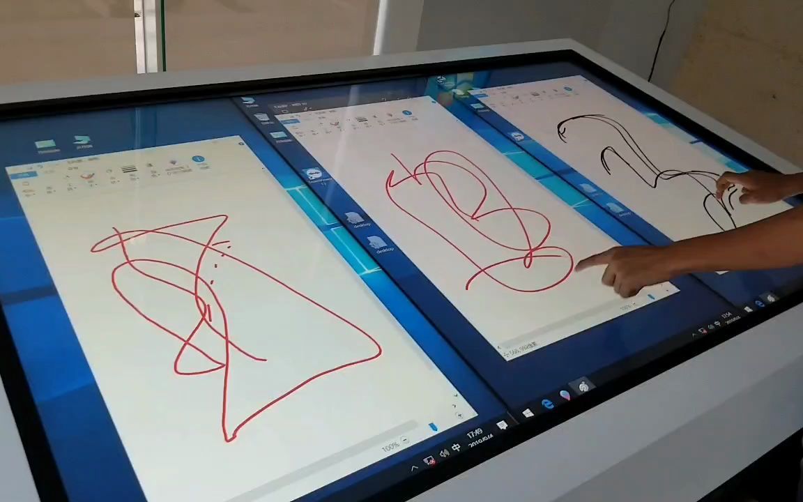 拼接屏红外触摸框多主机触摸