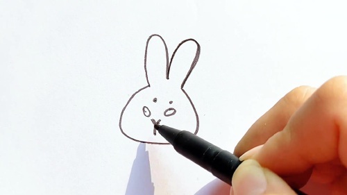 3913. 可爱的兔子怎么画?兔子简笔画,创意简笔画