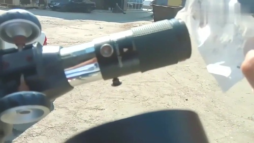 科学探寻,天文望远镜不当使用很危险,老外把镜头对着太阳