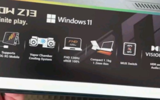华硕(ASUS)2022款ROG Flow Z,13.4英寸游戏笔记本电脑平板,RTX...