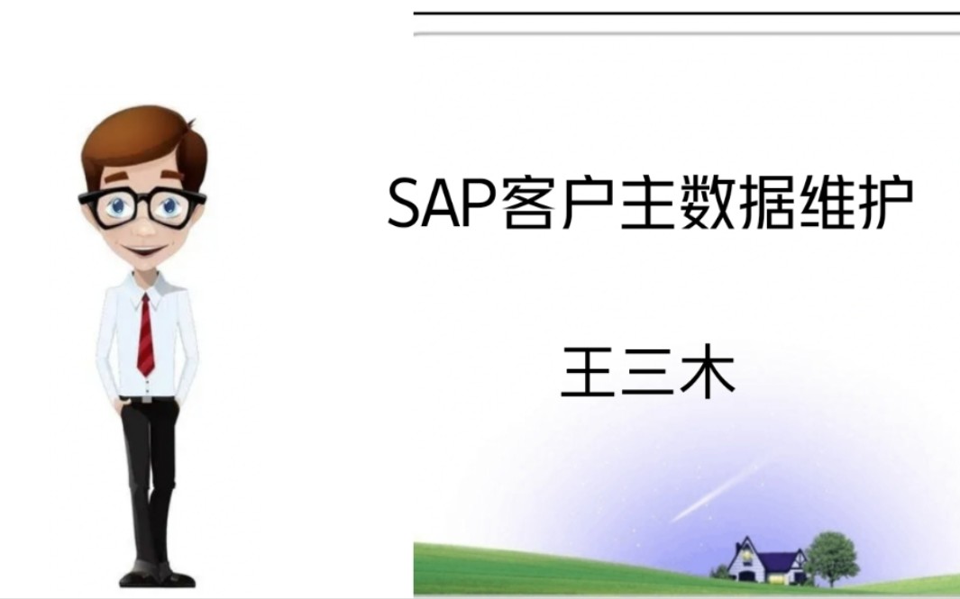 SAP客户主数据维护