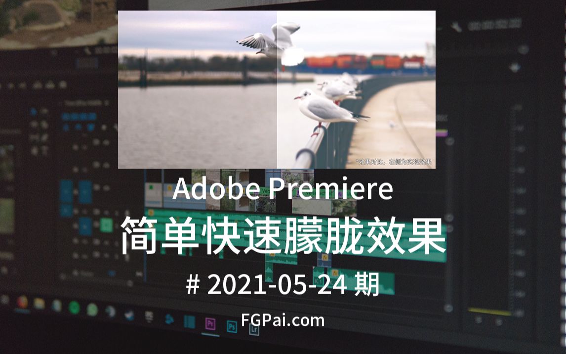 【两分钟玩转Pr】简单快速朦胧效果