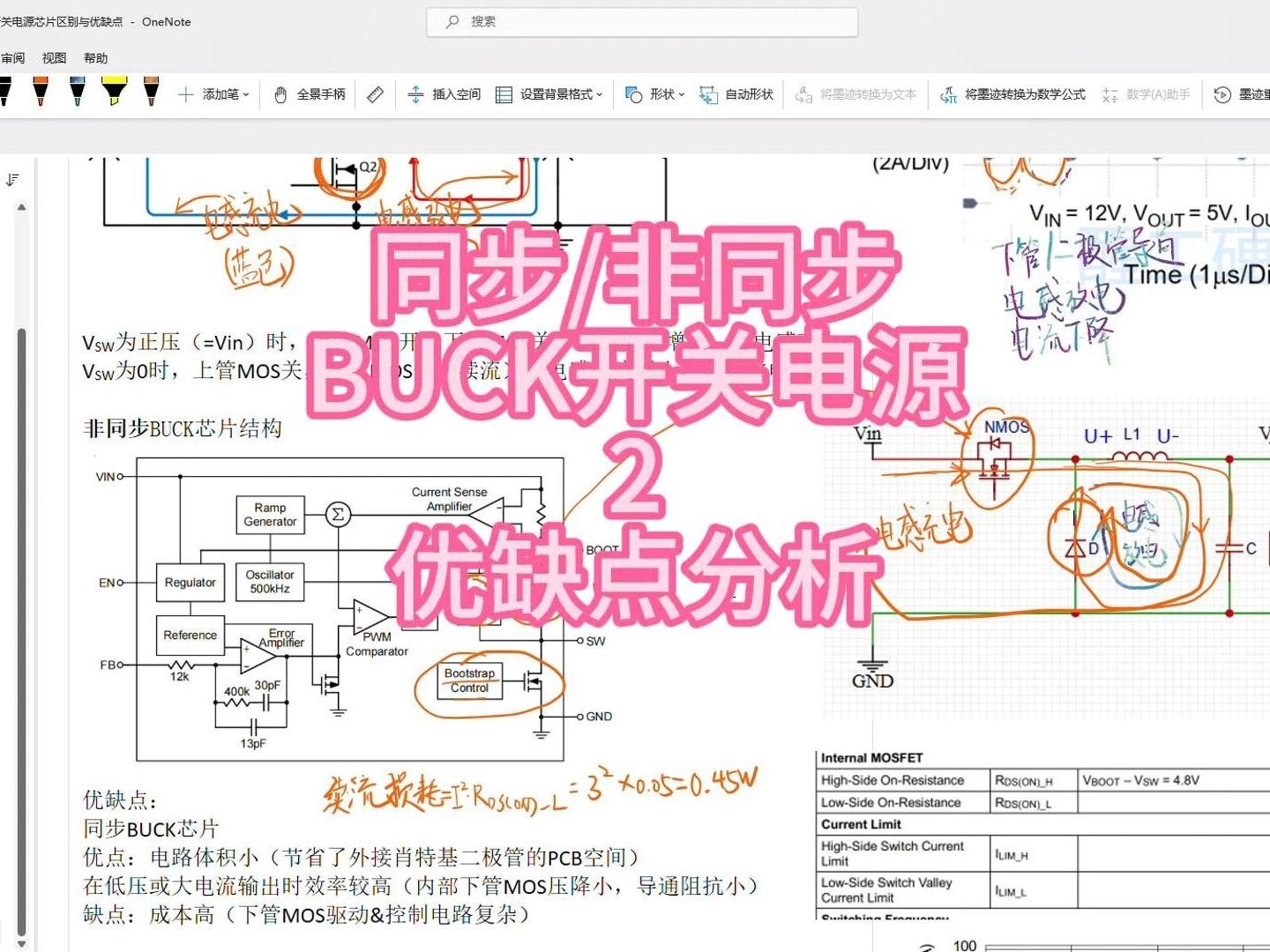 同步/非同步BUCK开关电源2 优缺点分析