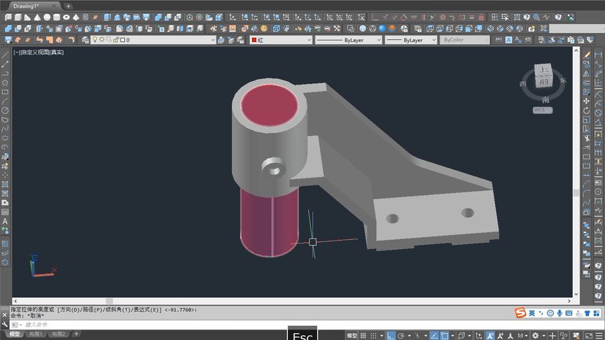AutoCad 三维制图 056