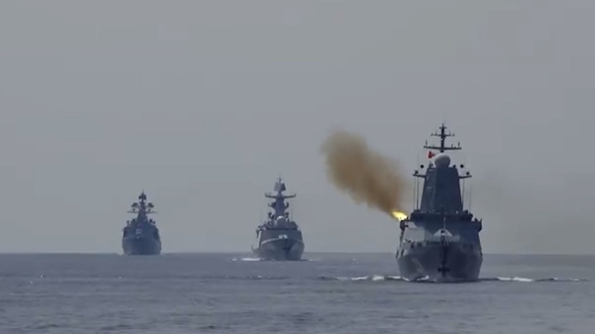 现场:中俄两军在日本海海上联合演习圆满结束 检验远海作战能力