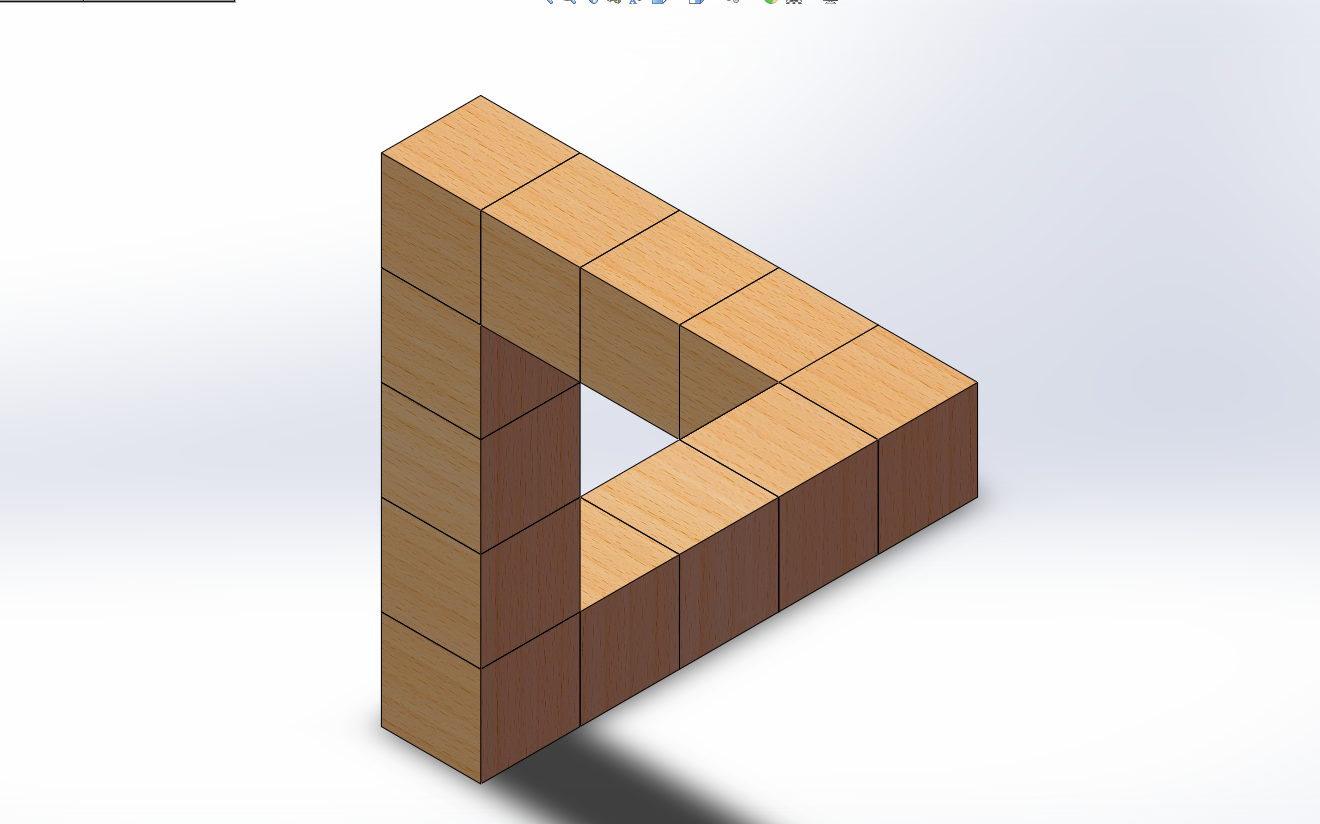 solidworks画一个视觉误差三角形