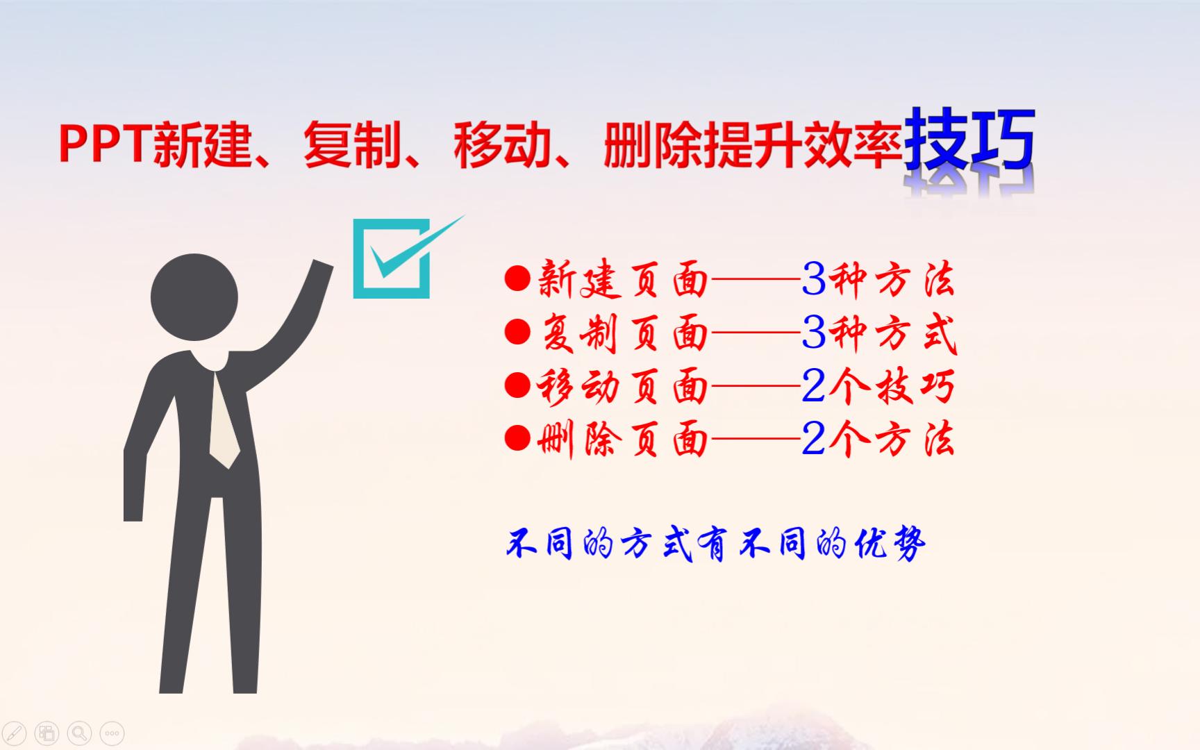 PPT新建、复制、移动和删除页面常用技巧,掌握能有效提升效率