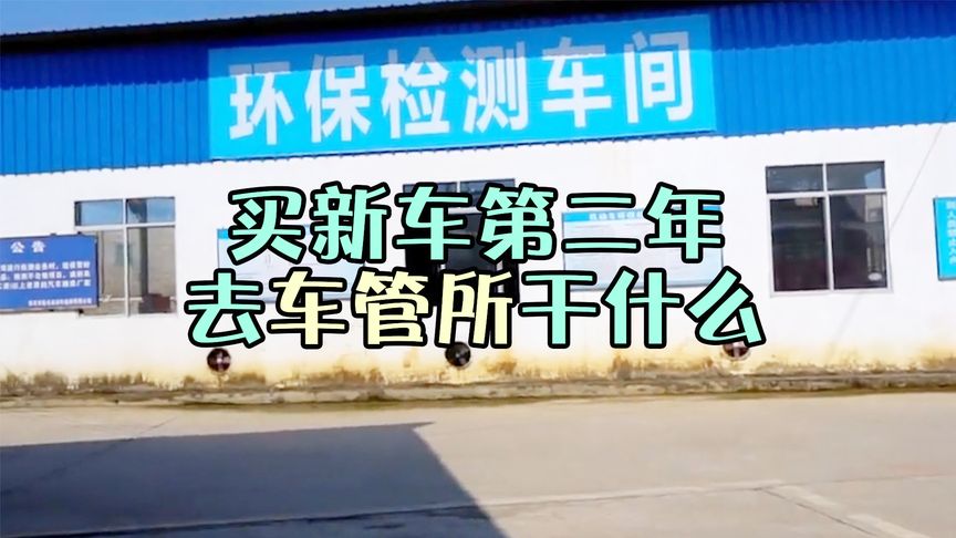 刚买的新车,第二年需要去车管所走什么流程?