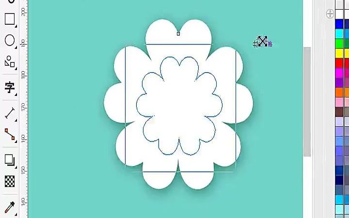 【CDR入门教学】CDR怎么制作扁平化花卉边框 cdr最长做多少米