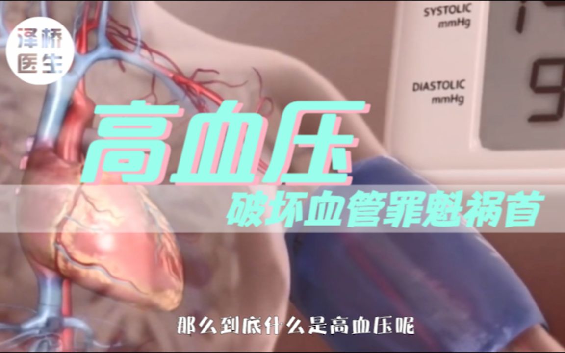 高血压危害破坏血管,必须重视!