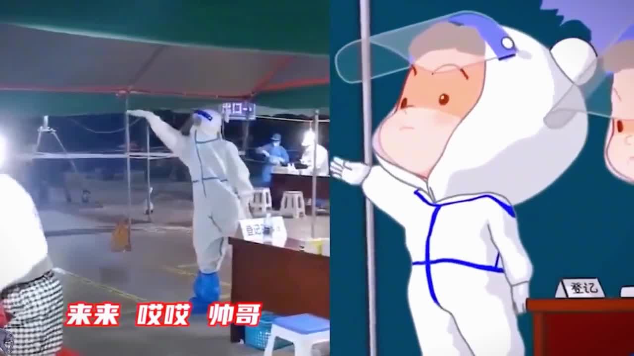 盘点抗疫大白的泪目瞬间,脱下防护服她们也只是个20岁的孩子!