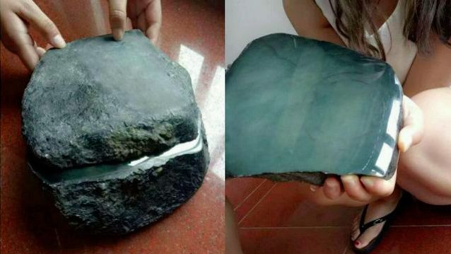 翡翠原石该如何选择切割的下刀处 炖蜡过程又是怎样的