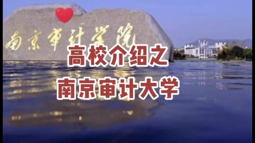 南京审计大学是唯一以“审计”命名的全日制普通本科院校