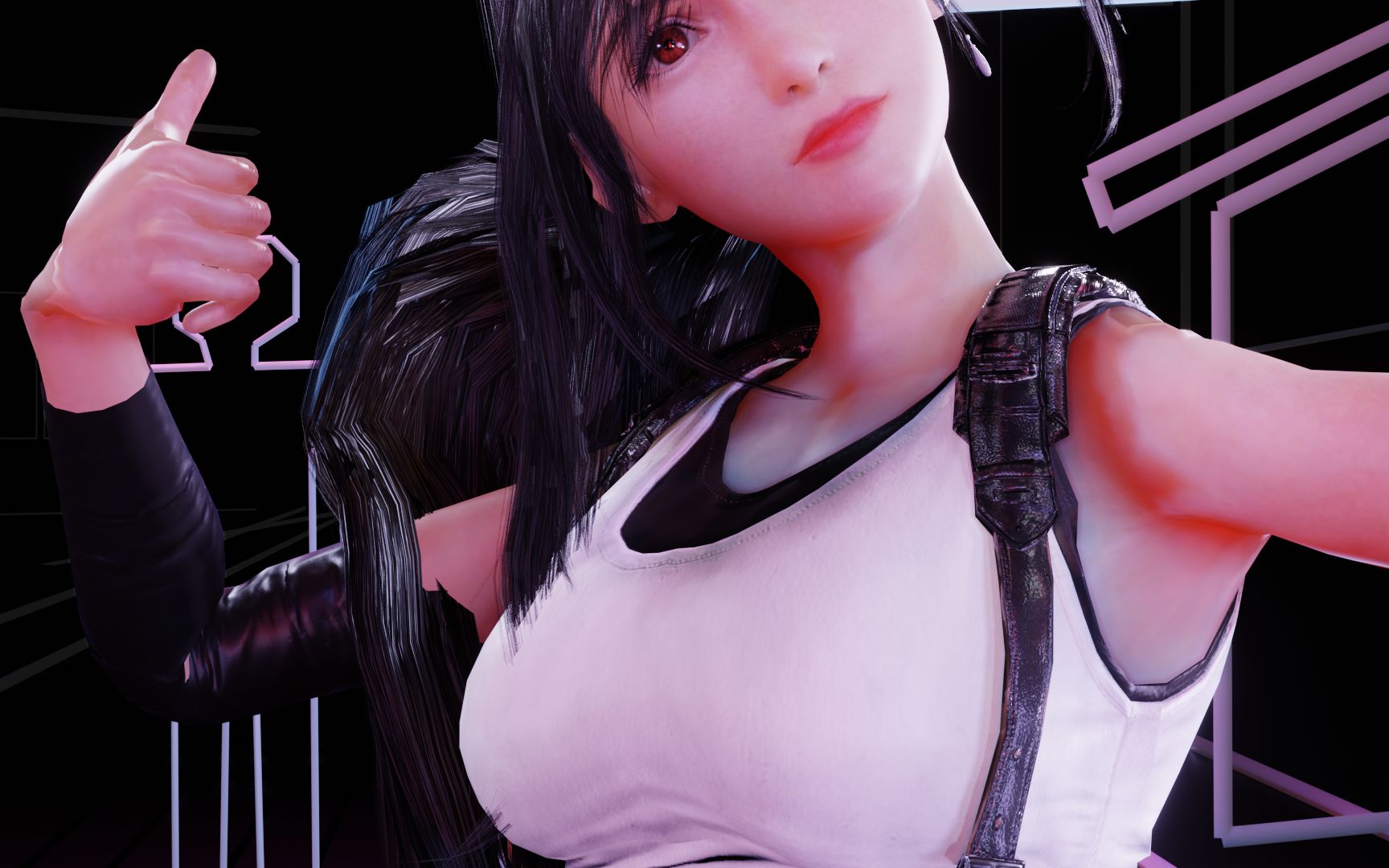 【蒂法-MMD失败品】两腿离地了,聪明的智商就占领高地了!
