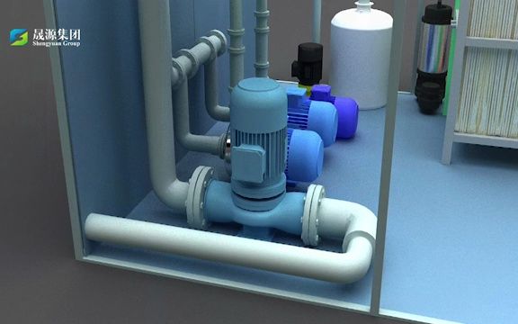 【污水篇】-MBR水处理设备动画演示
