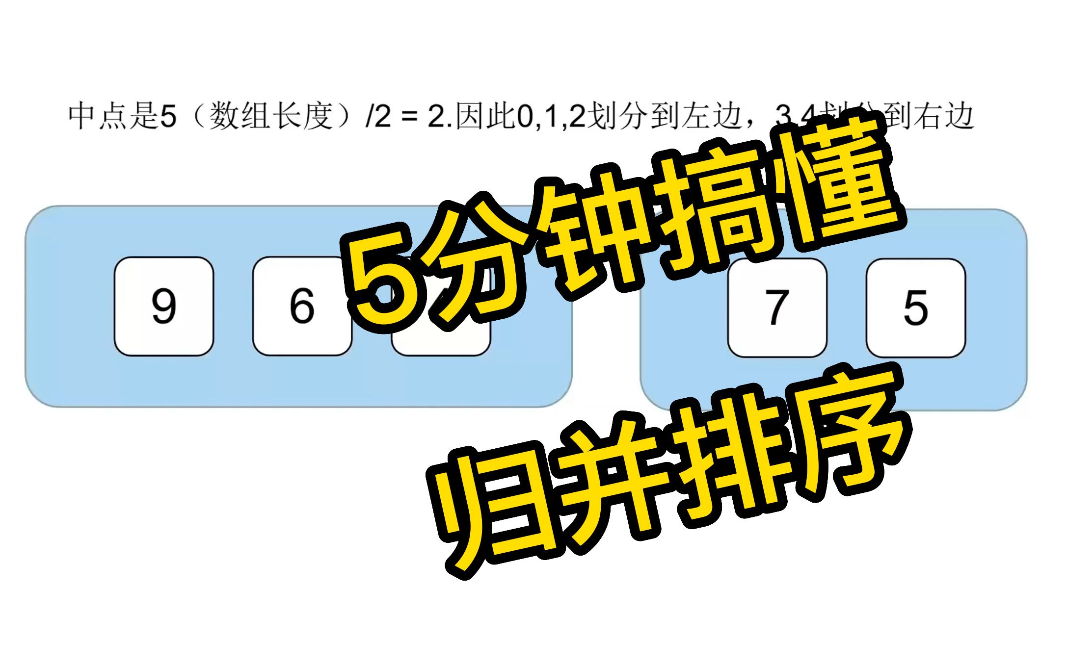 归并排序(动画演示)