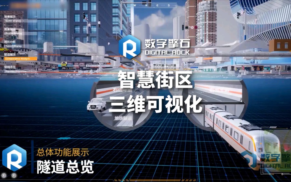 智慧街区-地上地下空间三维可视化#地下管网建模#地下管廊#三维建模...