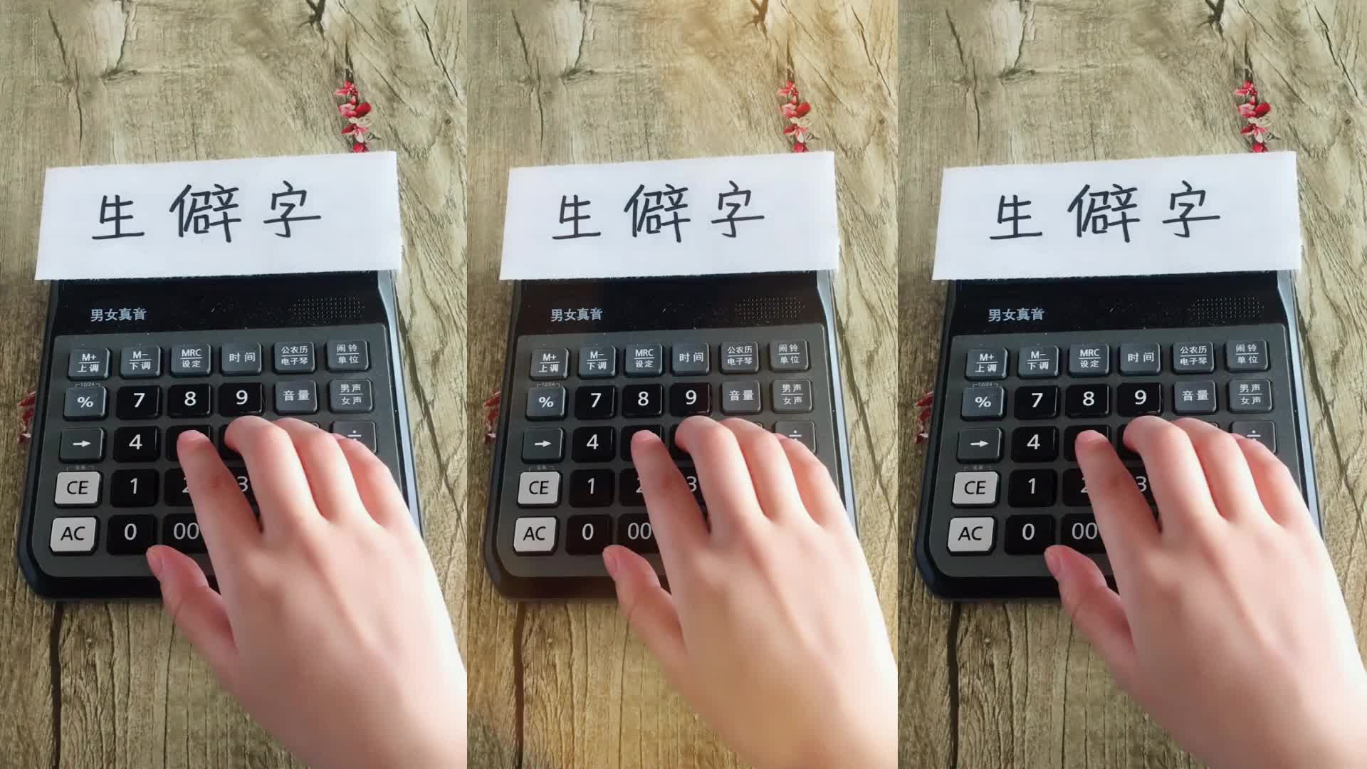 这脑洞真是没谁了,用计算器演奏《生僻字》,服了