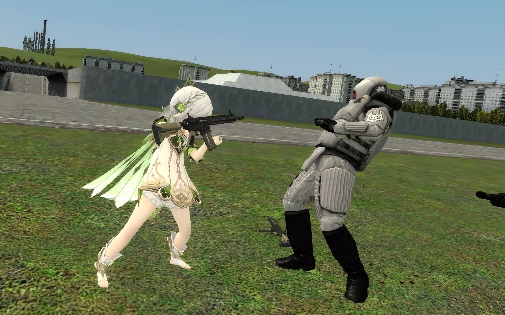 【Gmod】COD现代战争处决模组_GMOD_演示
