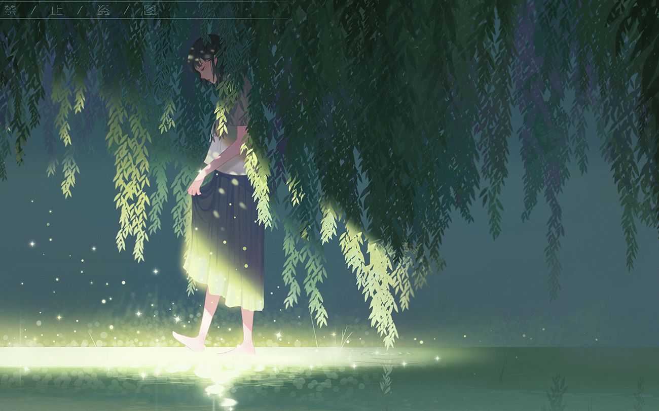 【插画印象】寻夏 绘画过程