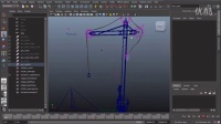 Maya模拟布料绳索滑轮动画视频教程