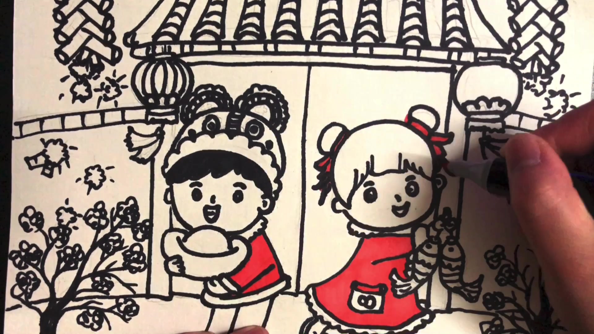 【绘画】新年简笔画教程