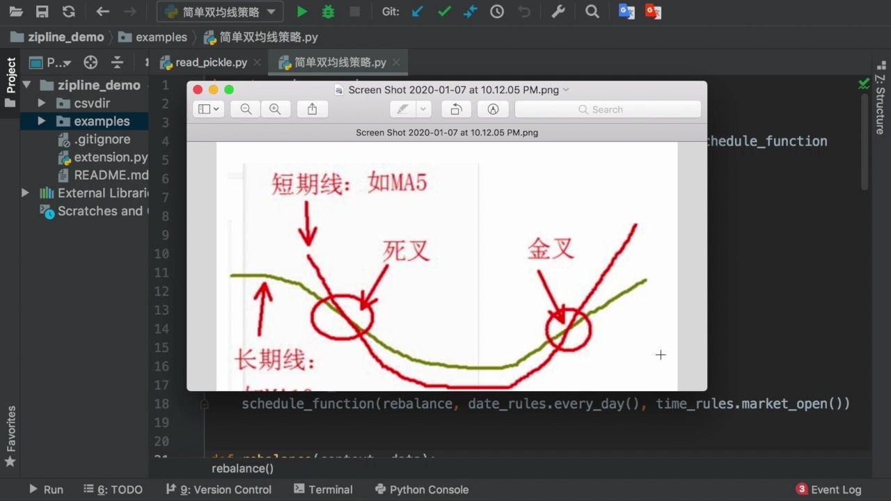 【python股票量化】双均线策略编程实现