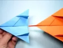 3分钟学会纸飞机的折法,简单的飞机折纸教程,DIY手工制作