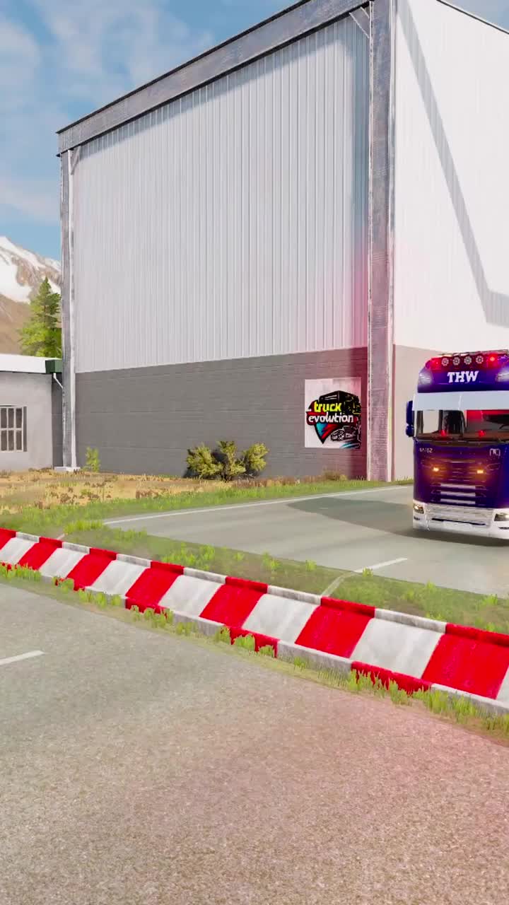 #工程车玩具 #儿童动画 #儿童汽车动画 #车祸模拟器